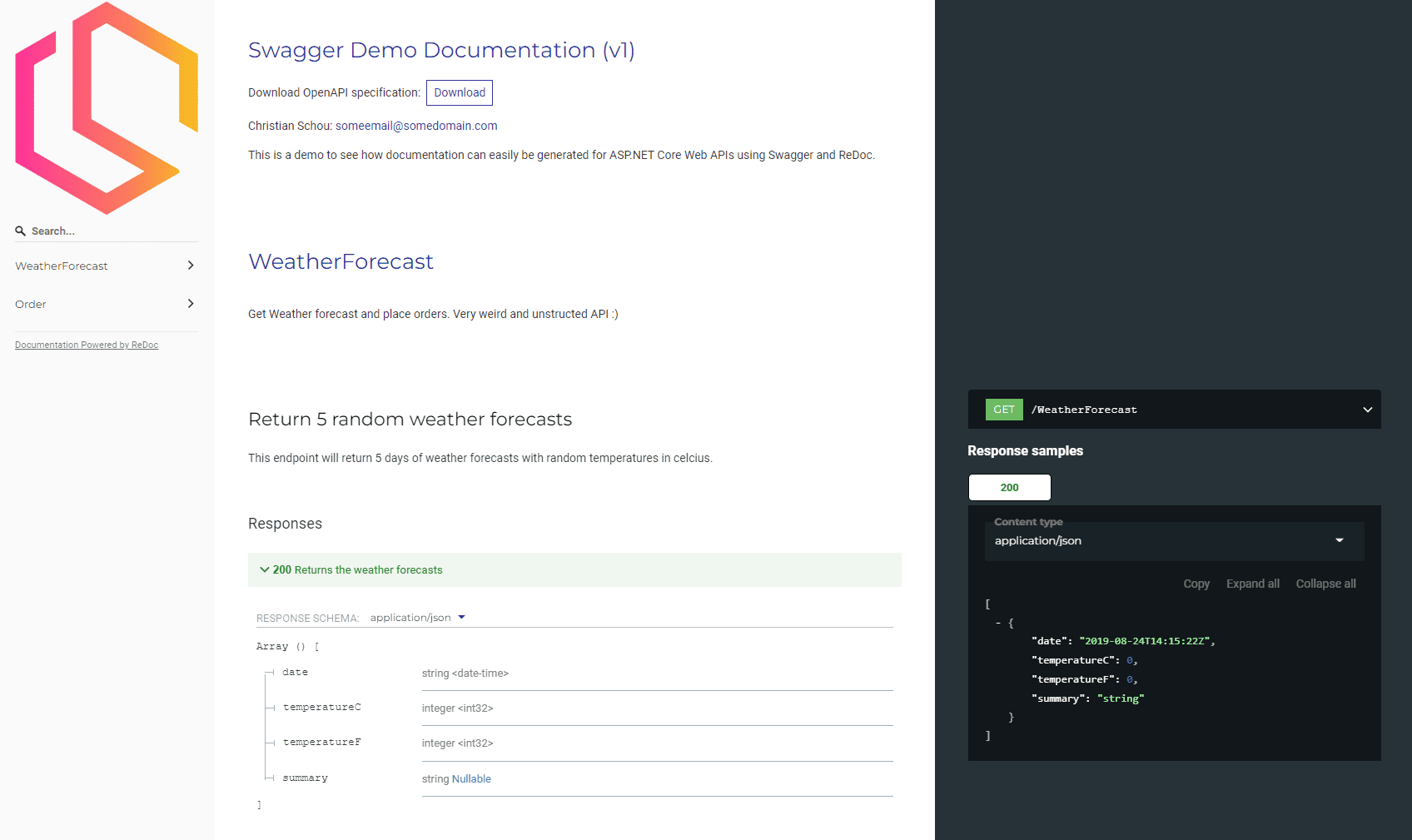 How to make API documentation using Swagger and ReDoc