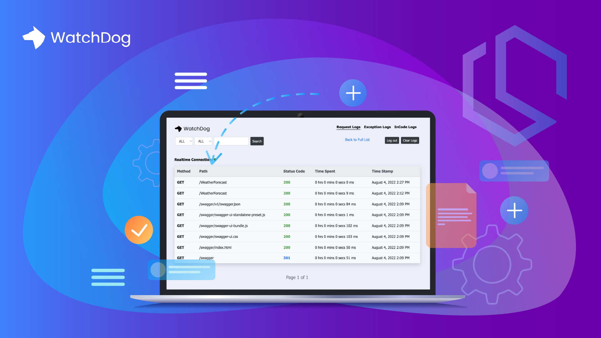#1 WatchDog guide to show real-time logs in .NET Web Apps