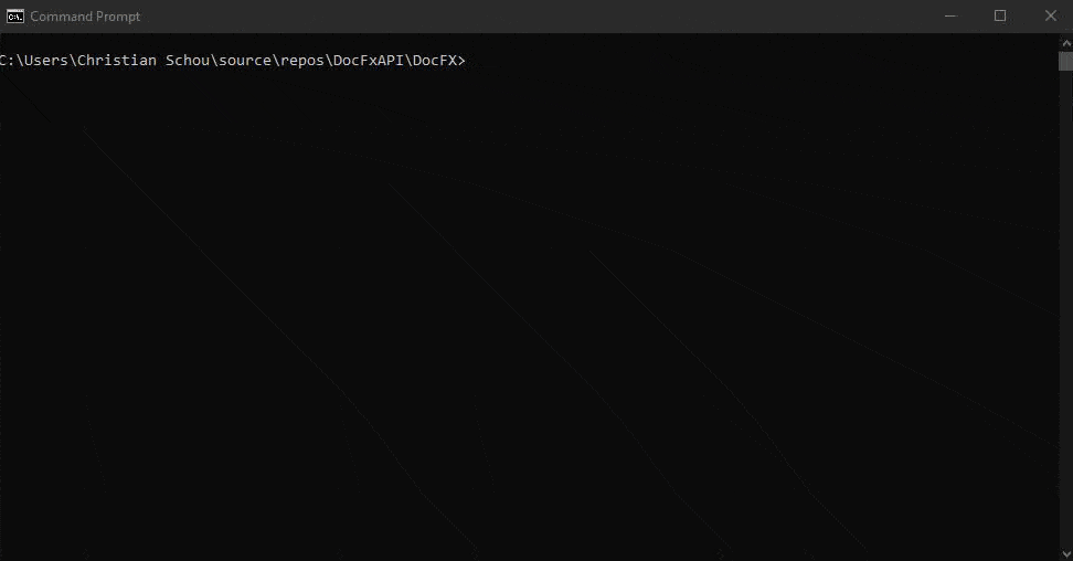 How to produce static documentation using DocFX